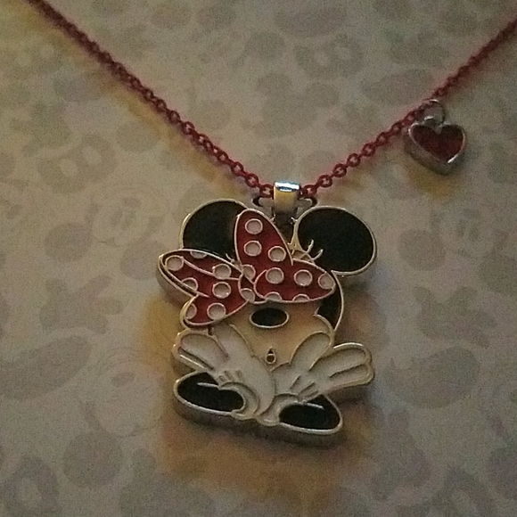 Disney | Jewelry | New Disney Minnie Mouse Necklace | Poshmark